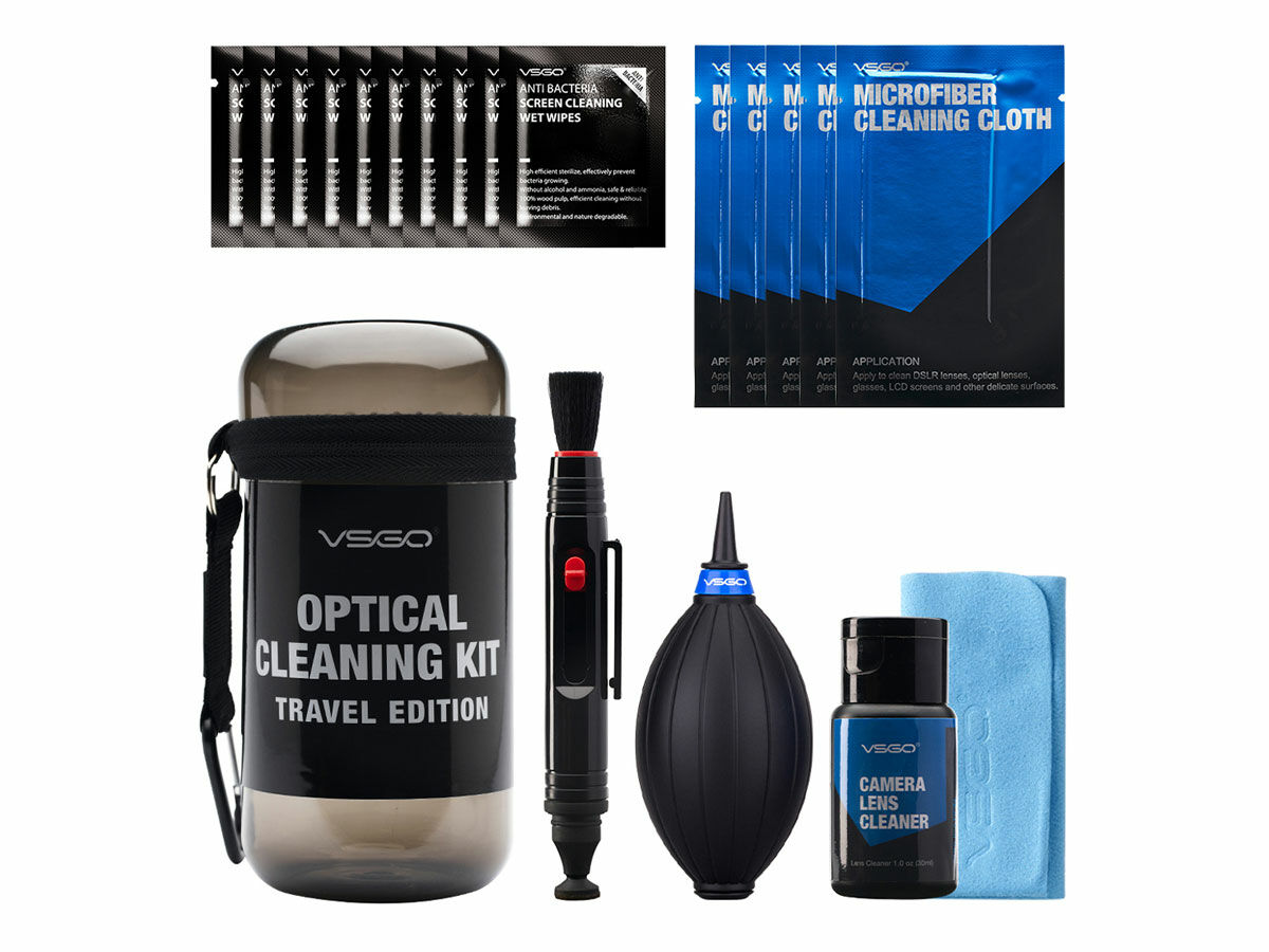 VSGO Optical Cleaning Kit Travel Edition-Grey | Scandinavian Photo